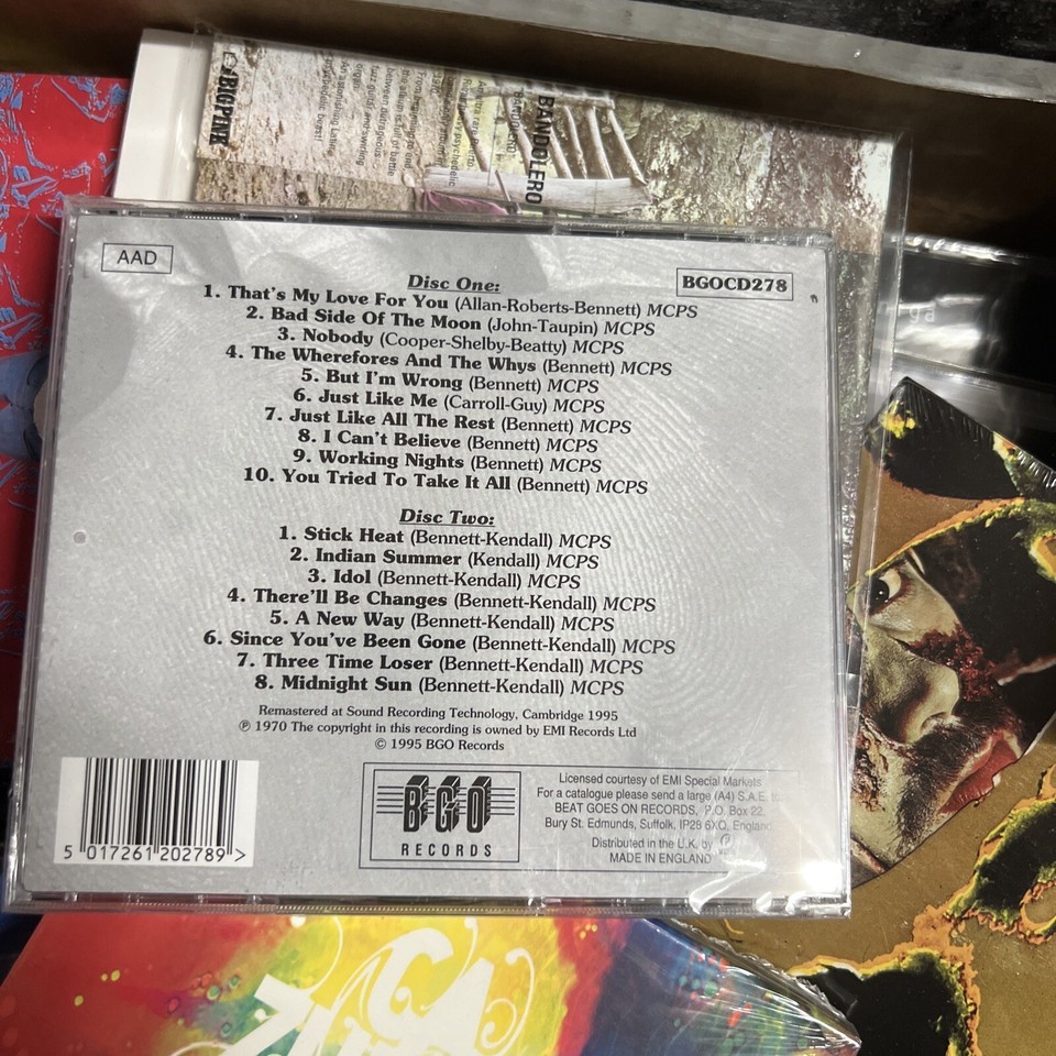 TOE FAT - Toe Fat I & II 2 x CD 1995 Beat Goes On Excellent Cond! 2CD ...