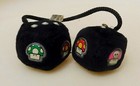 2004 NINTENDO Micro Mini Fuzzy Dice Mushroom Super Mario Official RARE ...