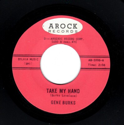 NORTHERN SOUL/R & B-GENE BURKS-TAKE MY HAND/SHIRLEY JEAN-AROCK 1006 | eBay