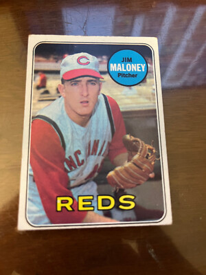 1969 Topps baseball set break #362 Jim Maloney Cincinnati Reds EX | eBay
