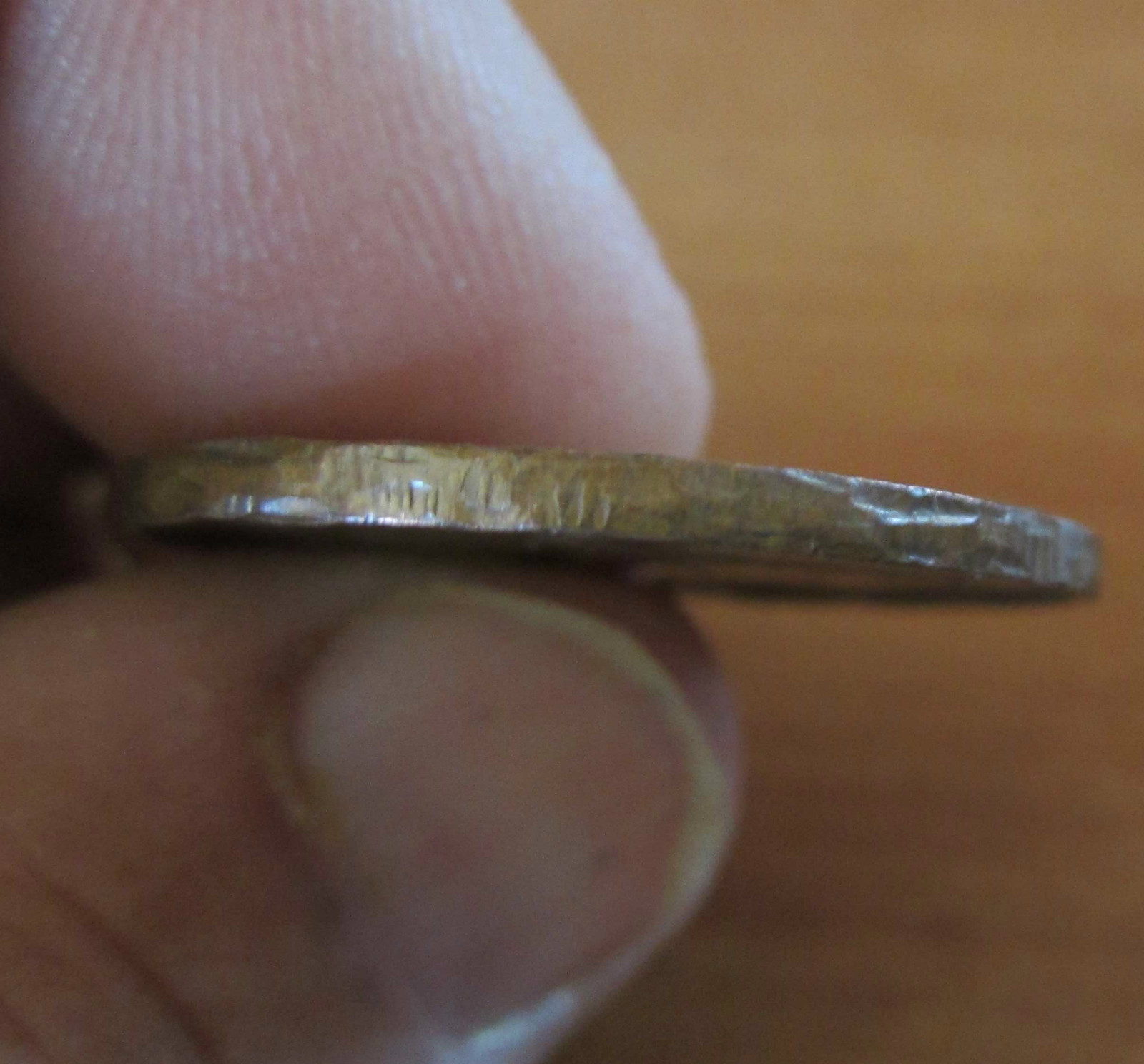 1964 Australia 1d One Penny ** ERROR CRENULATED EDGE ** #1064 =SUPER ...