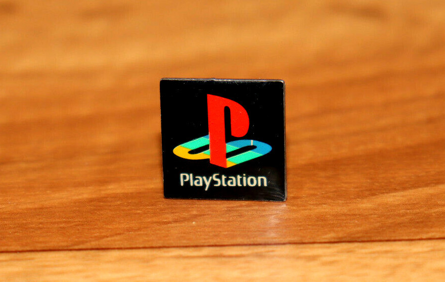 Playstation PS1 PSX Rare Old Vintage Pin Badge Gaming Console ...