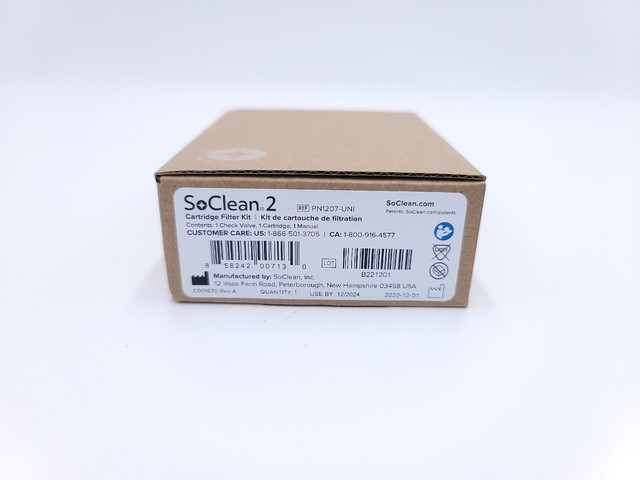 SoClean PN1207UNI 2 Cartridge Filter and Check Valve Replacement for ...