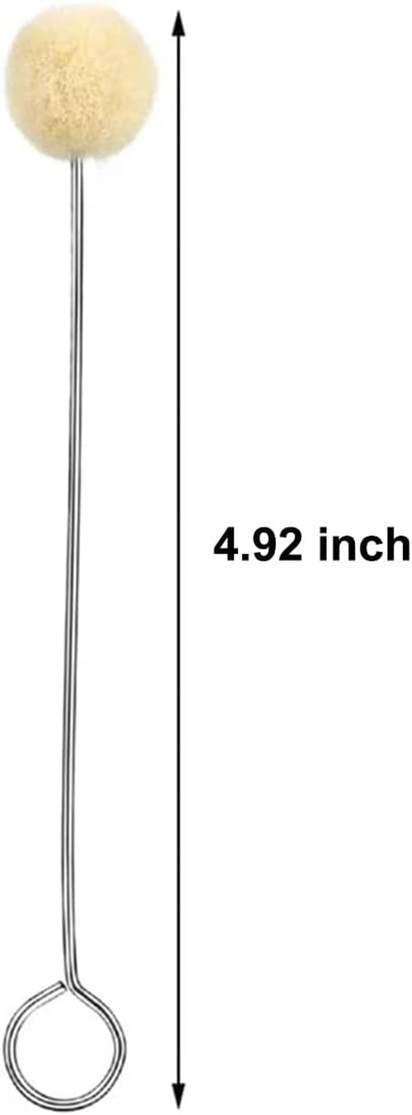 100 Pcs Wool Daubers, Leather Daubers Wool Daubers Ball Brush Leather ...