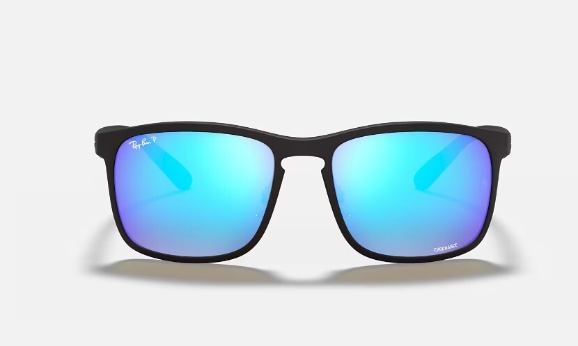 Ray-Ban New Chromance Matte Black Frame Blue Lens RB4264 601SA1 58 | eBay
