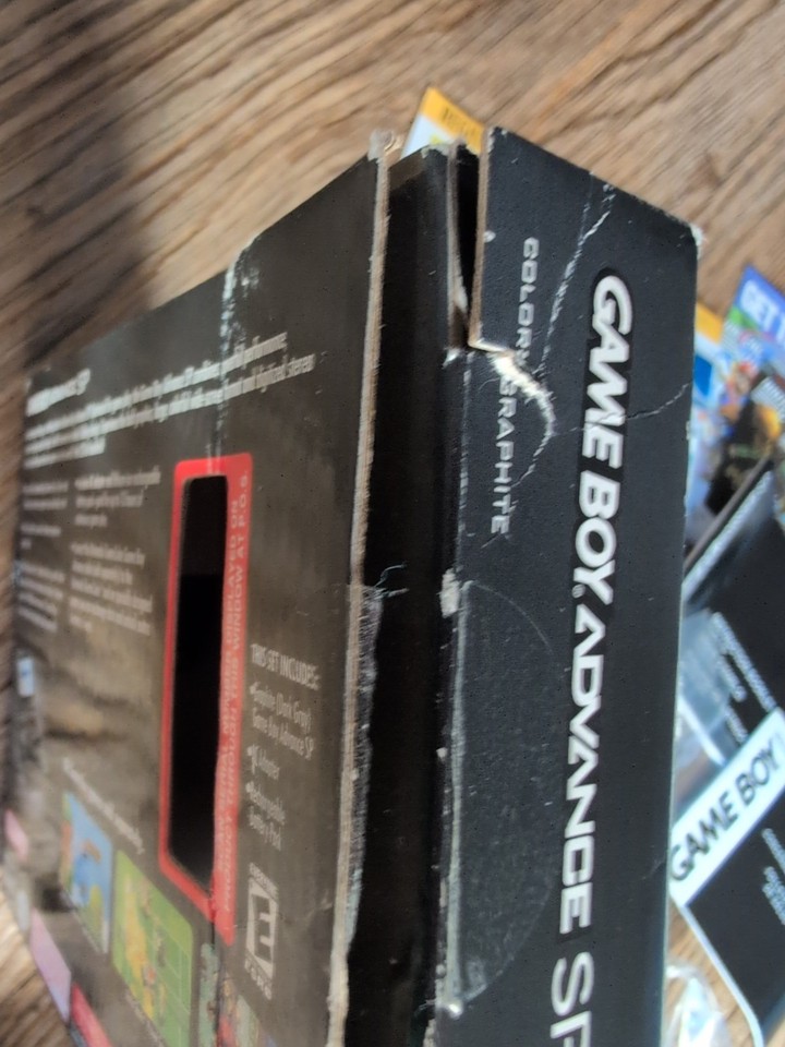 NEW OPEN BOX Nintendo Game Boy Advance SP Handheld System AGS-101 ...