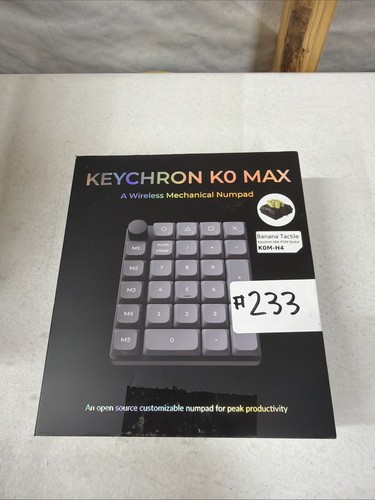 Keychron K0 Max Wireless Mechanical Keypad (K0M-H4) | eBay