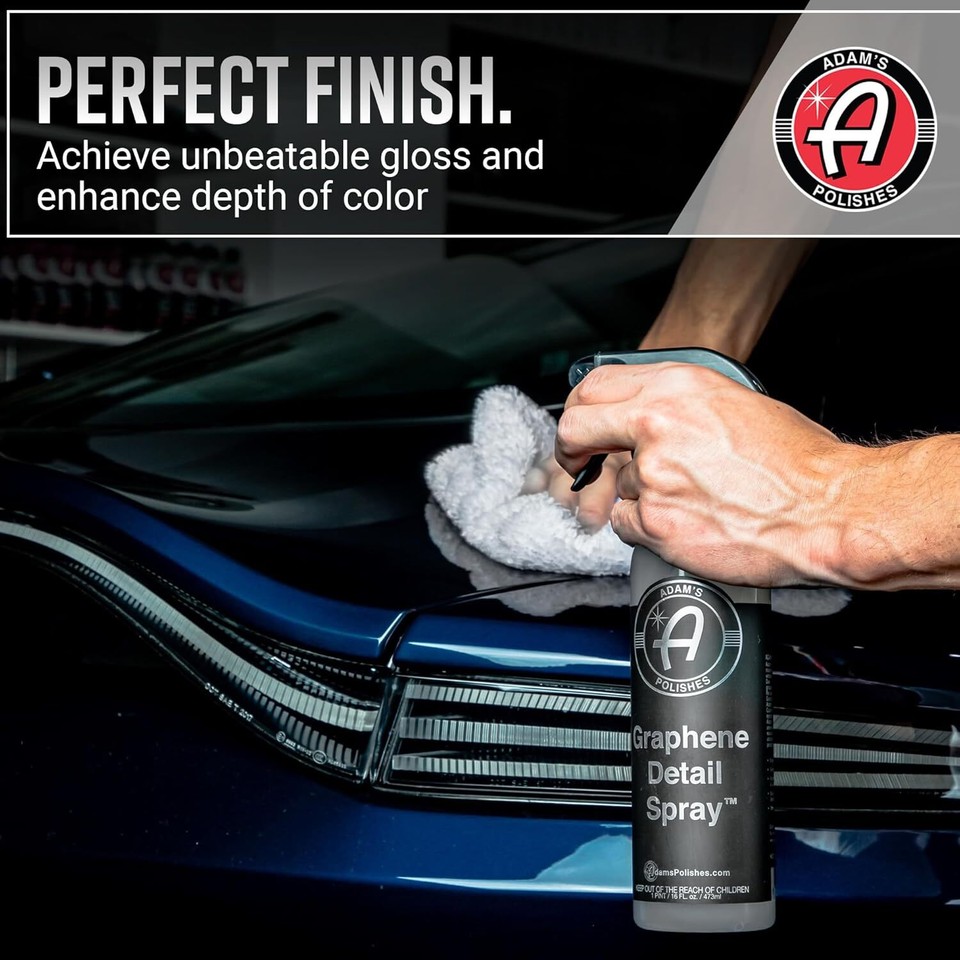 Adams Advanced Graphene Ceramic Spray Coating 16oz for Car Detailing ...