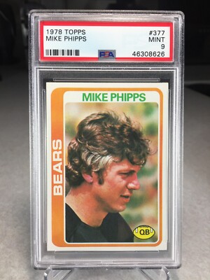 1978 Topps Mike Phipps #377 - PSA 9 - Chicago Bears | eBay