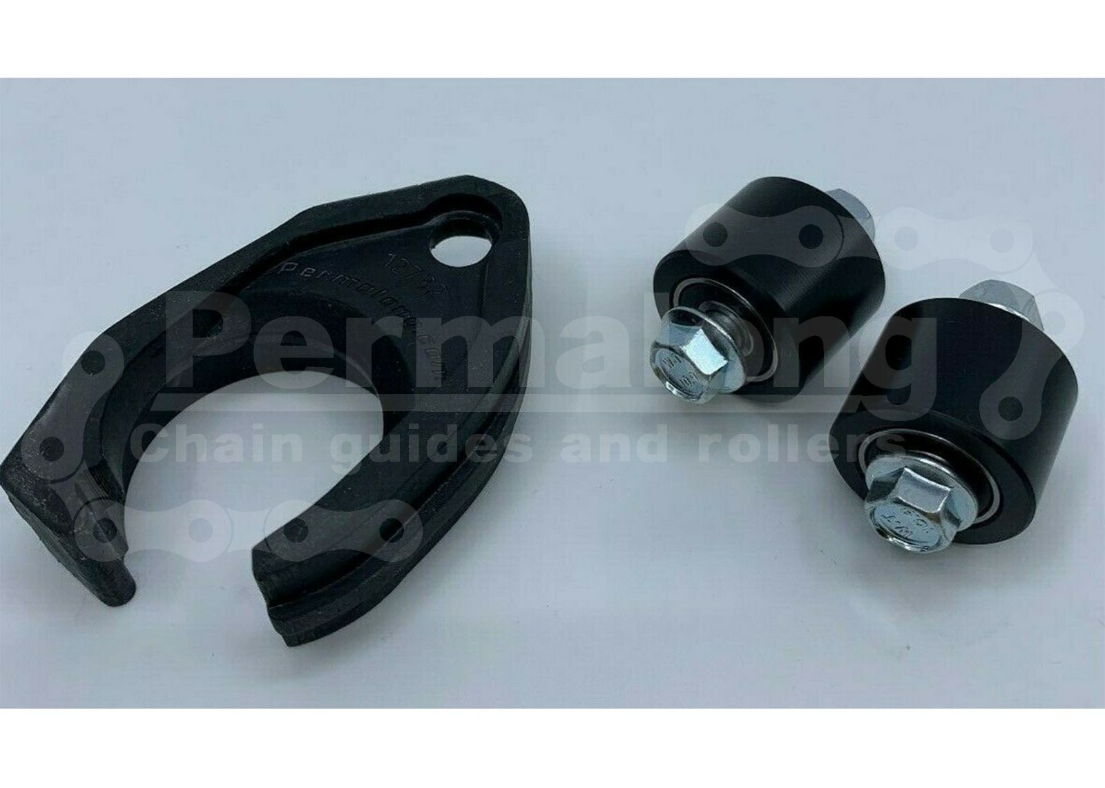 Yamaha YFZ450 Chain Guide Slider Roller Set Kit BLK (2009-2020) 18P ...