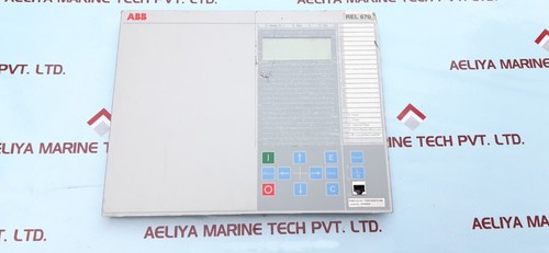ABB REL670 Line Distance Protection Display 1MRK00008-PB SW1.2 09/12 ...