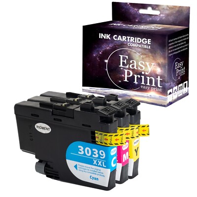 3-Pack LC3039XXL LC3039 Ink Cartridge color for MFC-J5945DW J5845DW ...
