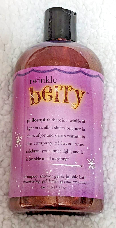 Philosophy Twinkle Berry Shampoo, Shower Gel & Bubblebath 16oz PRE-CODY ...