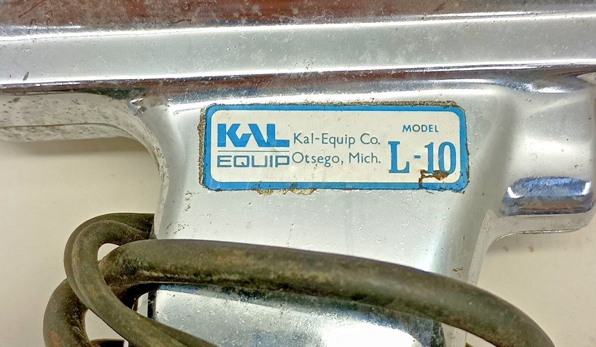 Vintage Kal Equip Timing Light L-10 Chrome Inductive Auto Tool USA Made ...