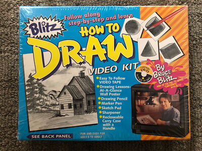 Blitz How to Draw Video Kit Step By Step DVD Carry Case Art Lessons ...