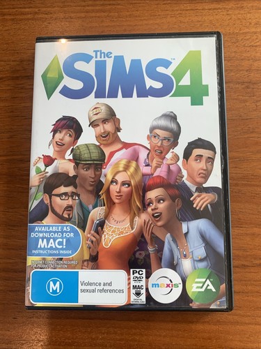 The Sims 4 PC Game ~ 2x DVD ROM Discs Excellent Condition Complete ...