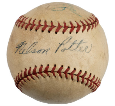 1935-51 ONL Miniature Baseball Nelson Potter and Dino Restelli Dual ...