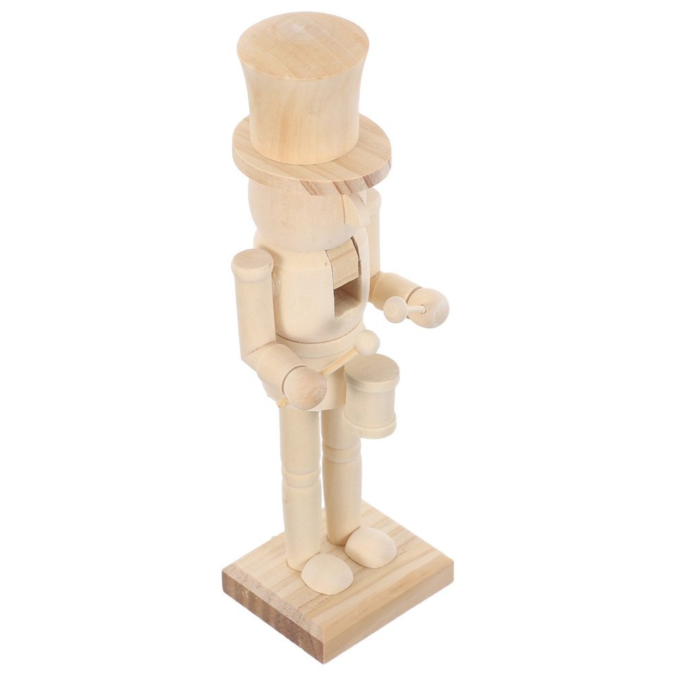 Christmas Nutcracker: Diy Wooden Nutcracker Soldier Figure Statue 9.82 ...