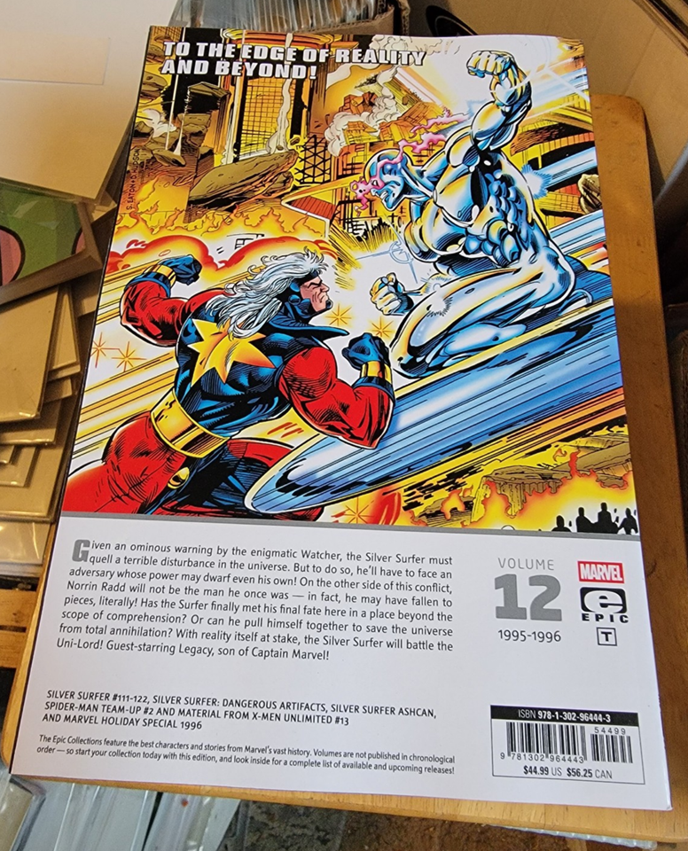 MARVEL Epic Collection SILVER SURFER INTO THE OUTER VOID Deluxe TPB NEW ...