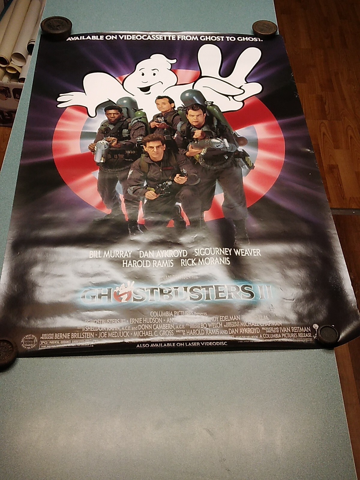 GHOSTBUSTERS 2 VHS Poster 1989 | eBay