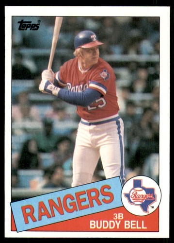 1985 Topps Buddy Bell Texas Rangers #745 | eBay