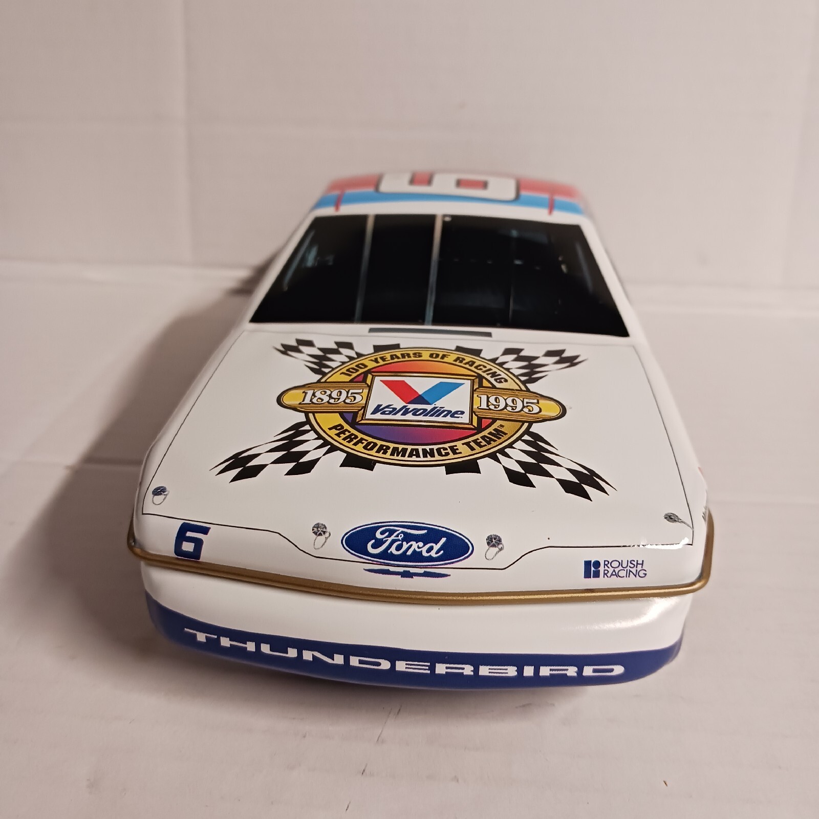 NASCAR #6 Mark Martin 1995 Thunderbird Commemorative Car Tin With ...