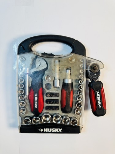Husky 45 Piece Stubby Combination Wrench & Socket Set # 532 135 Missing ...