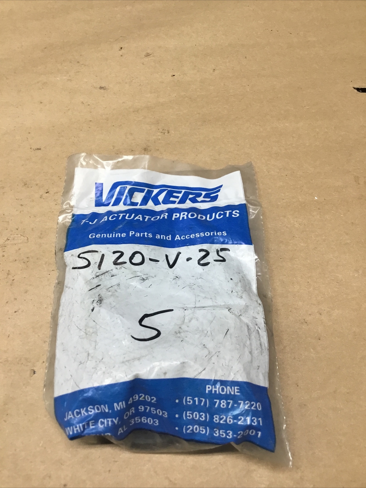 VICKERS T-J ACTUATOR PRODUCTS SEAL KIT 5120-V-25 #711K123 | eBay