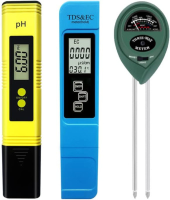 Soil Moisture Meter, Ph Meter and TDS PPM Meter Combo Kit, Moisture ...