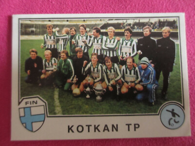 1982 - Sport Superstars Panini Euro Football 82 sticker - KOTKAN TP - N ...