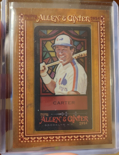 Gary Carter 2024 Topps Allen & Ginter Mini Framed Stained Glass #192 ...