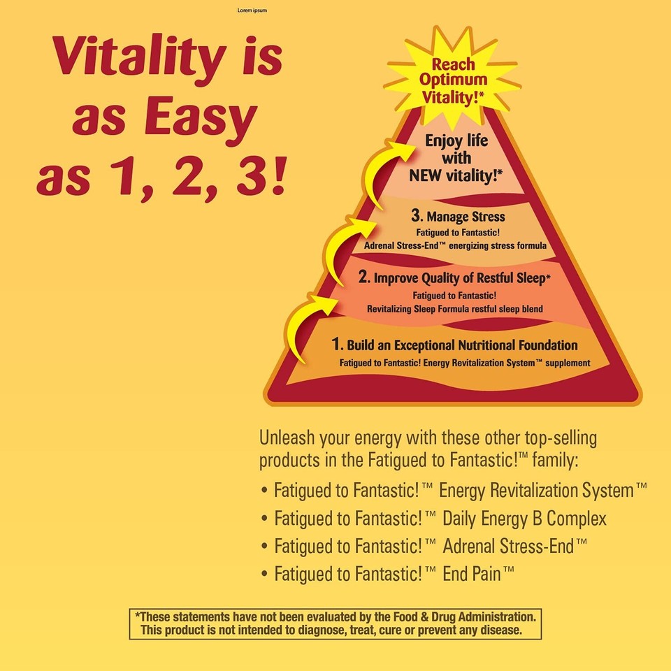 Nature's Way Fatigued to Fantastic! Revitalizing Sleep Formula ...