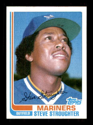 1982 Baseball 1982 Topps Traded Steve Stroughter Seattle Mariners #114T ...