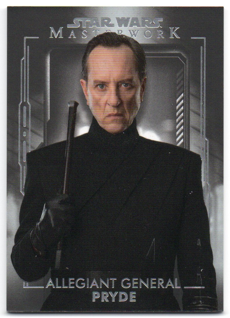 2020 Star Wars Masterwork Base 31 Allegiant General Pryde | eBay