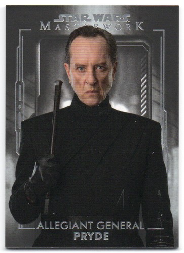 2020 Star Wars Masterwork Base 31 Allegiant General Pryde | eBay