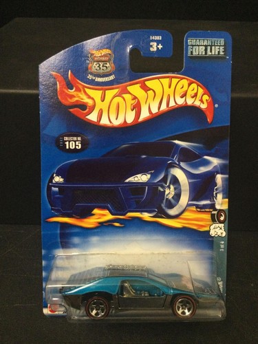 SIDE KICK Hot Wheels 35TH ANNIVERSARY BLUE Car 3/4 | eBay