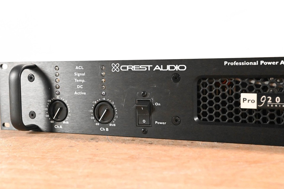 Crest Audio Pro 9200 2-Channel Power Amplifier CG01VS7 | eBay