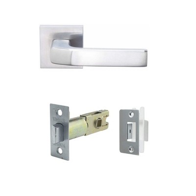 Matrix Door Handle Passage Set Satin Chrome 8128SC Zanda | eBay Australia