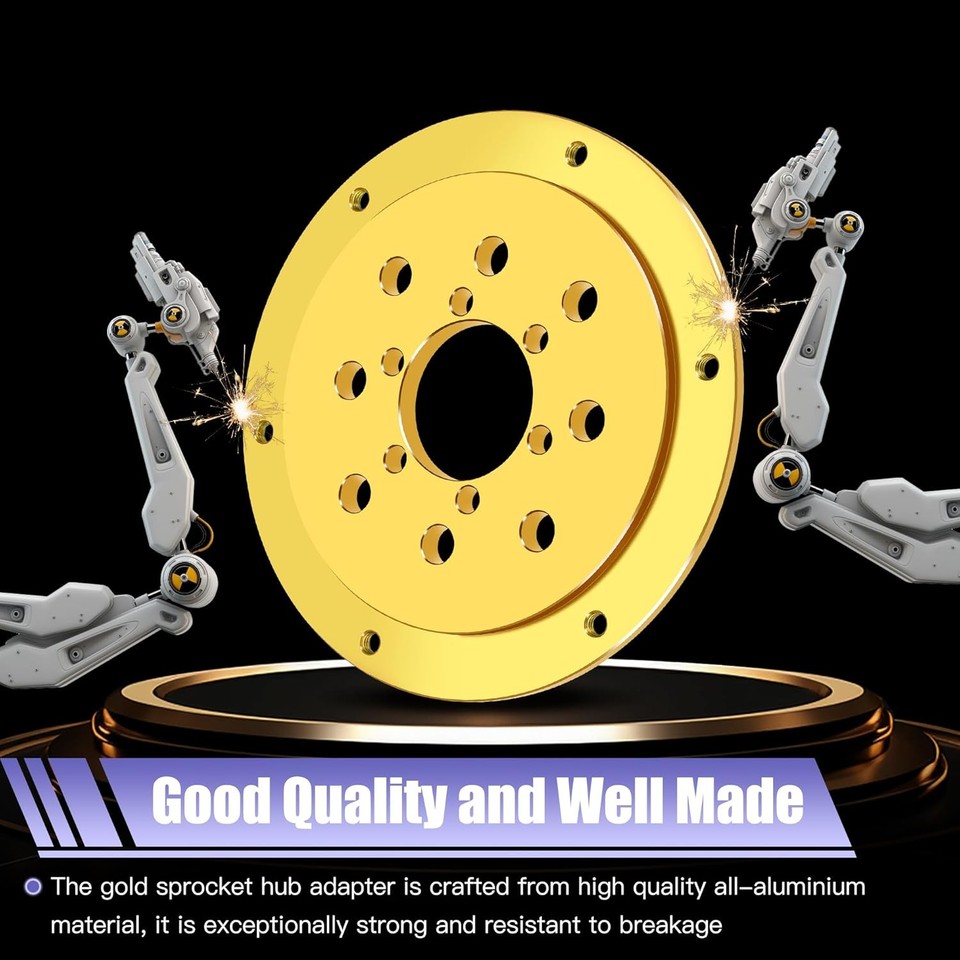 Gold Split Sprocket Hub Adapter Kit For Predator 420cc 301cc 97cc 2.8hp ...