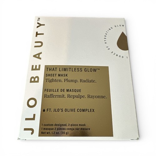JLO Beauty "That Limitless Glow" 2 pc Sheet Mask x 1 - NEW Tighten ...