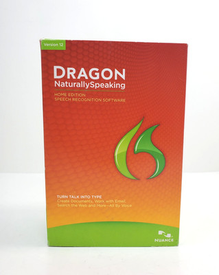 Dragon Naturally Speaking Version 12 Speech Recognition Software Home ...