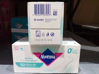 12 Confezioni (360 Salva Slip ) Nuvenia Pure Sensitive Regular Proteggi ...