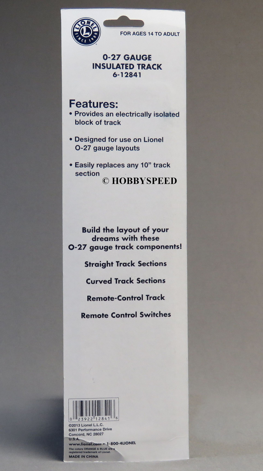 LIONEL 027 GAUGE INSULATED STRAIGHT TRACK SECTION o gauge train 6-12841 ...