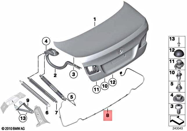 Genuine BMW Hybrid M5 F10 F18 518d 520d 520dX Spindle Drive Left ...