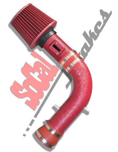 All RED COATED Air Intake Kit & Filter For 2013-2017 Ford Flex Taurus 3 ...
