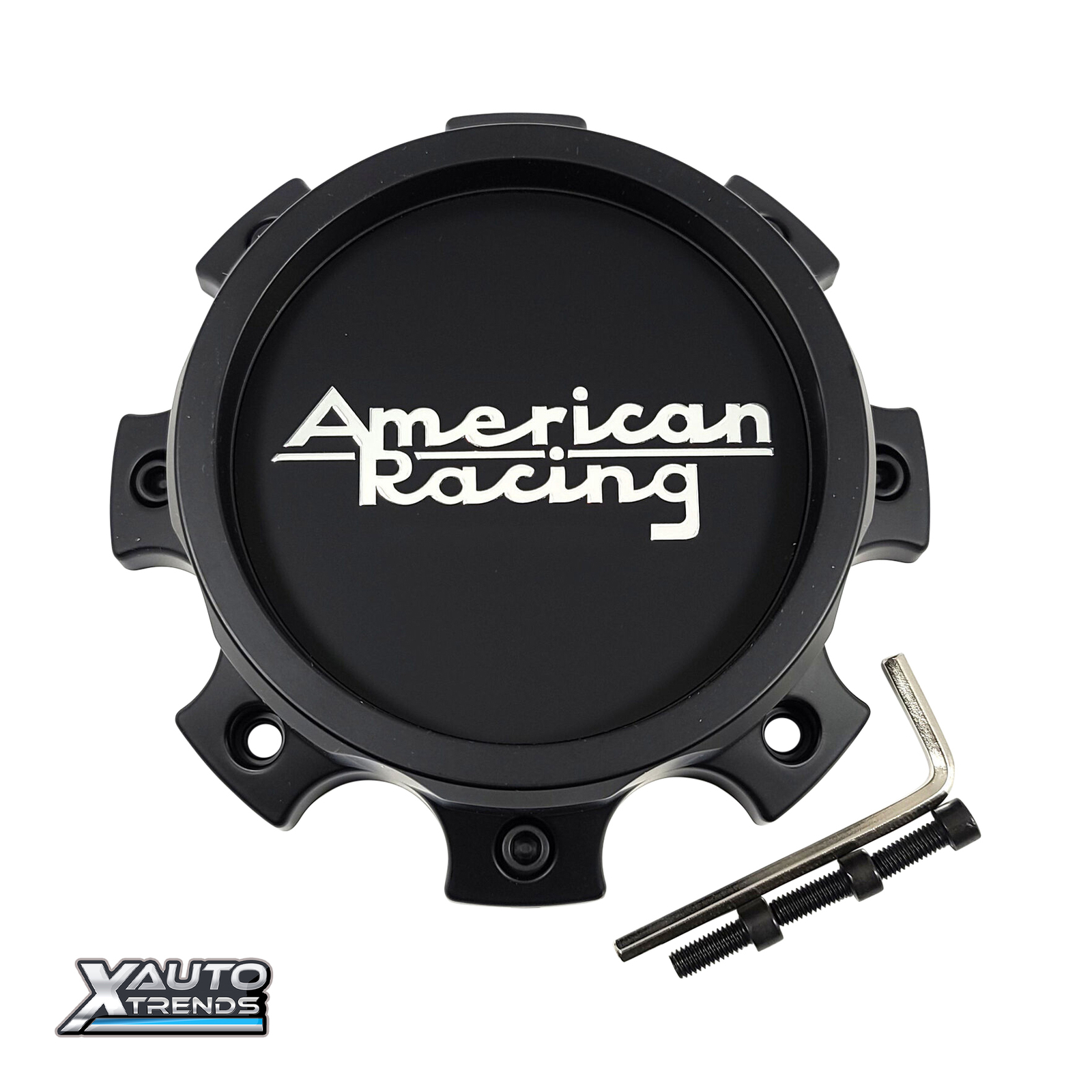 American Racing ATX Dually Front Wheel Center Cap Satin Black AXCAPBF ...