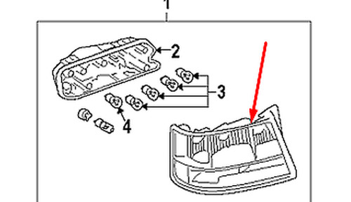 Audi A6 C6 Rear Right Taillight LED 4F5945096N OEM for sale online | eBay