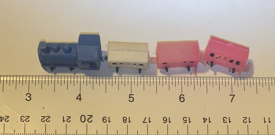 Vintage Plastic Train Gumball Cracker Jack Prize Penny Toy Charm Engine ...