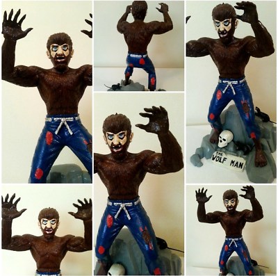 1962 Aurora The WOLFMAN Monster MODEL Kit VINTAGE Original UNIVERSAL ...