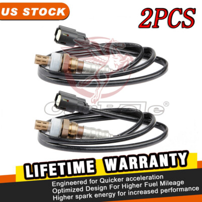 2PCS O2 Oxygen Sensors Up/Downstream for 2011-2015 Ford F-150 Escape ...